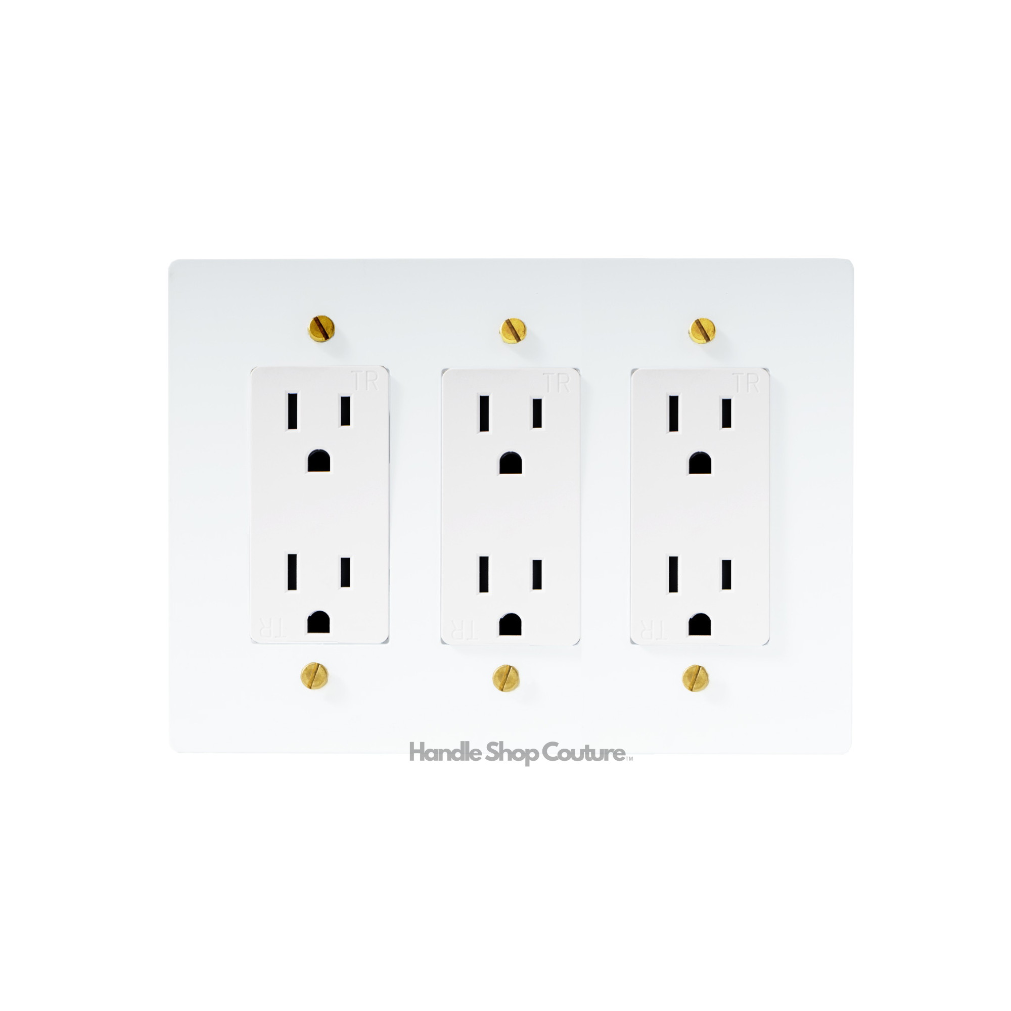 KLAS / Brass US Outlet (3-Gang) - Handle Shop Couture
