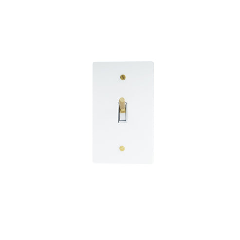 KLAS / Brass Light Switch (1-Gang) - Handle Shop Couture