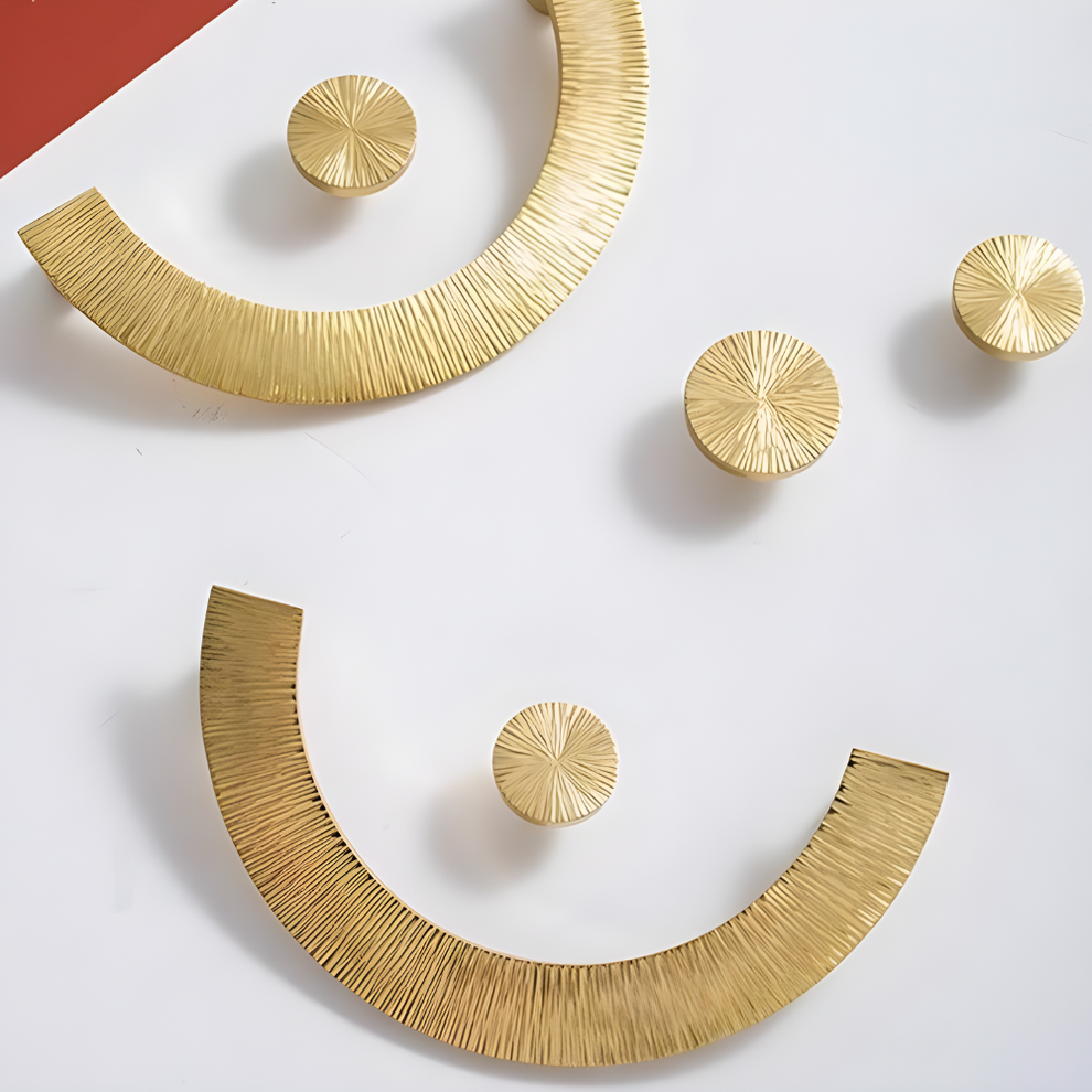 ARTEM / Solid Brass Semi Circle Handles | Handle Shop Couture - Handle ...