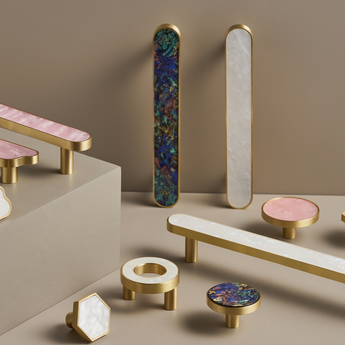 SOLID BRASS HANDLES / LINEAR KNURL - Handle Shop Couture