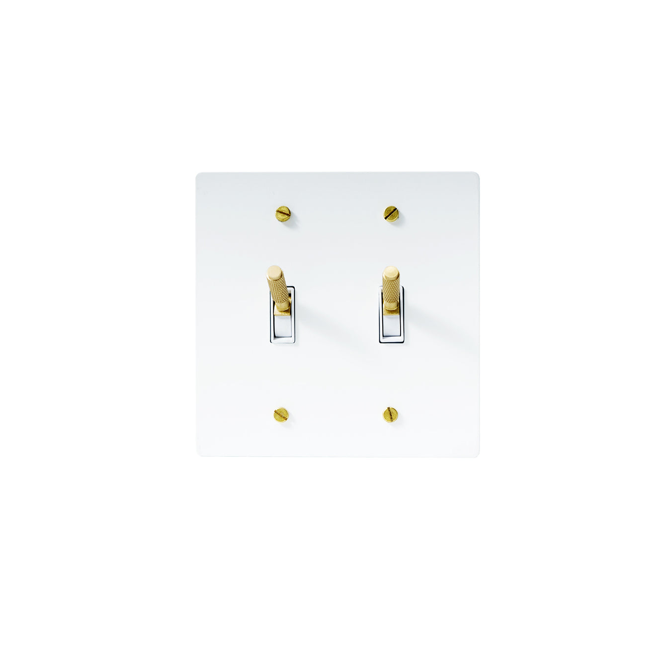KLAS / Brass Light Switch (2-Gang) - Handle Shop Couture