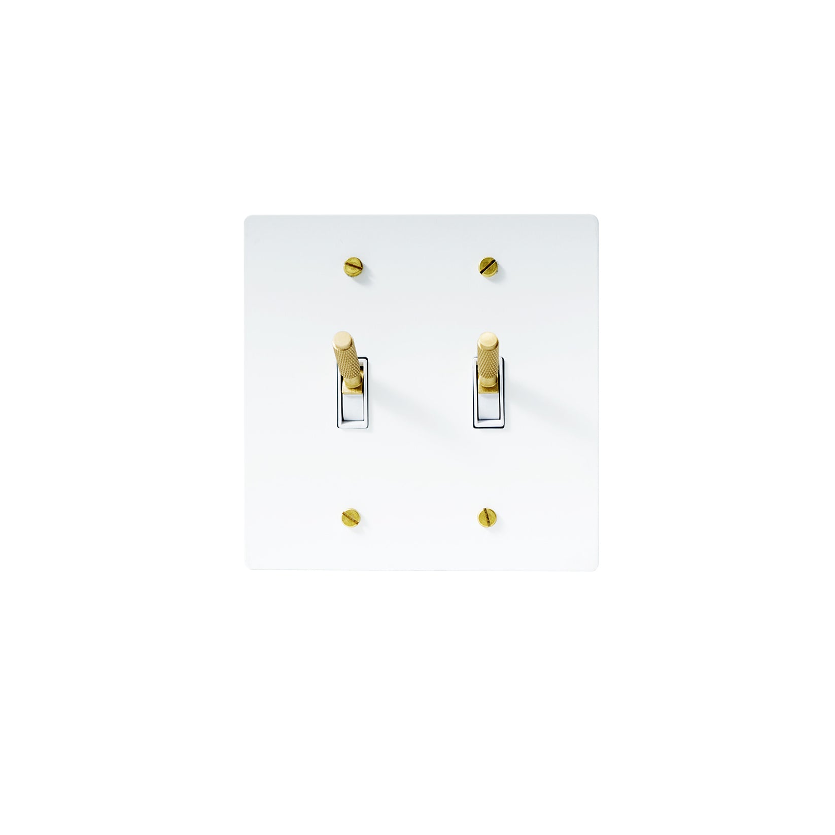 KLAS / Brass Light Switch (2-Gang) - Handle Shop Couture