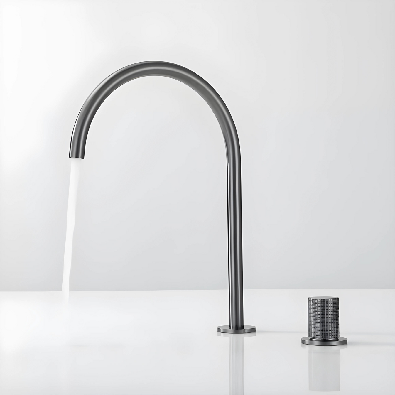 SENS / Brass Knurled Mixer Tap Faucet - Handle Shop Couture
