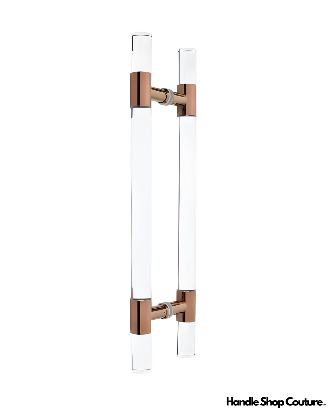 ENZA/ Long Entrance Door Handles Push Pull | Handle Shop Couture - Rose ...