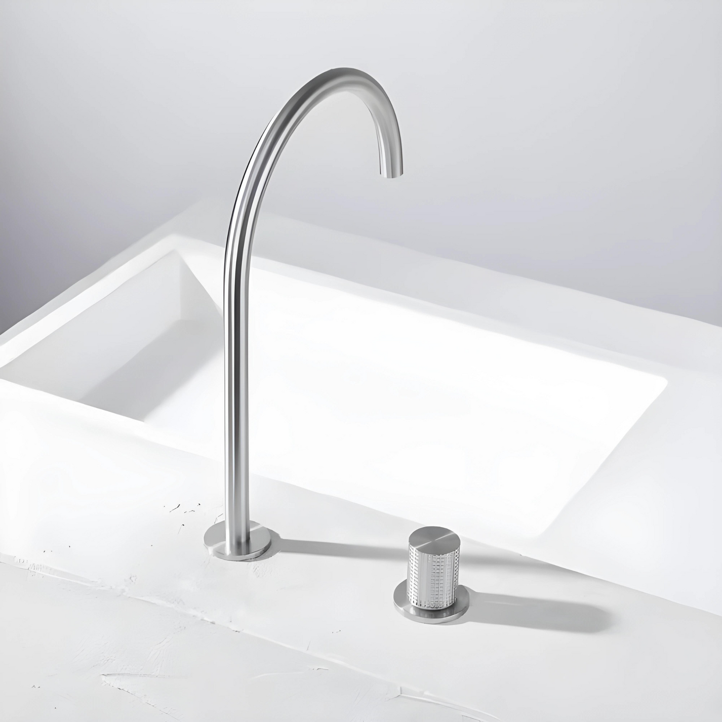 SENS / Brass Knurled Mixer Tap Faucet - Handle Shop Couture