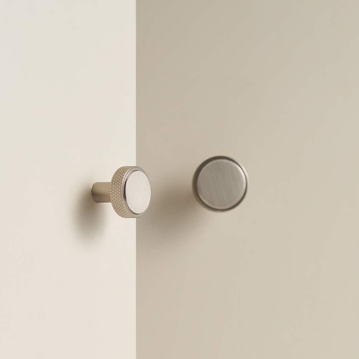 VOULA / Knurled Brass Knobs - Handle Shop Couture