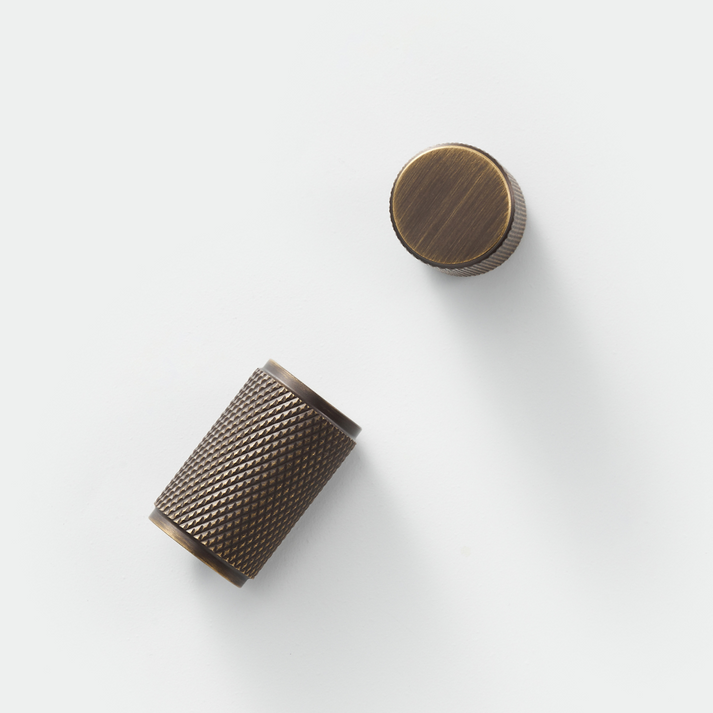 BOSPORUS / Solid Brass Knobs - Satin Brass - Handle Shop Couture