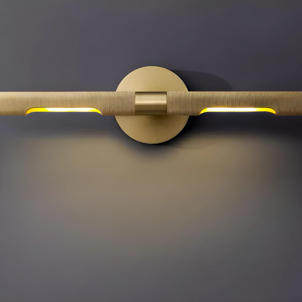 GILLY / Knurled Brass Wall Light - Handle Shop Couture