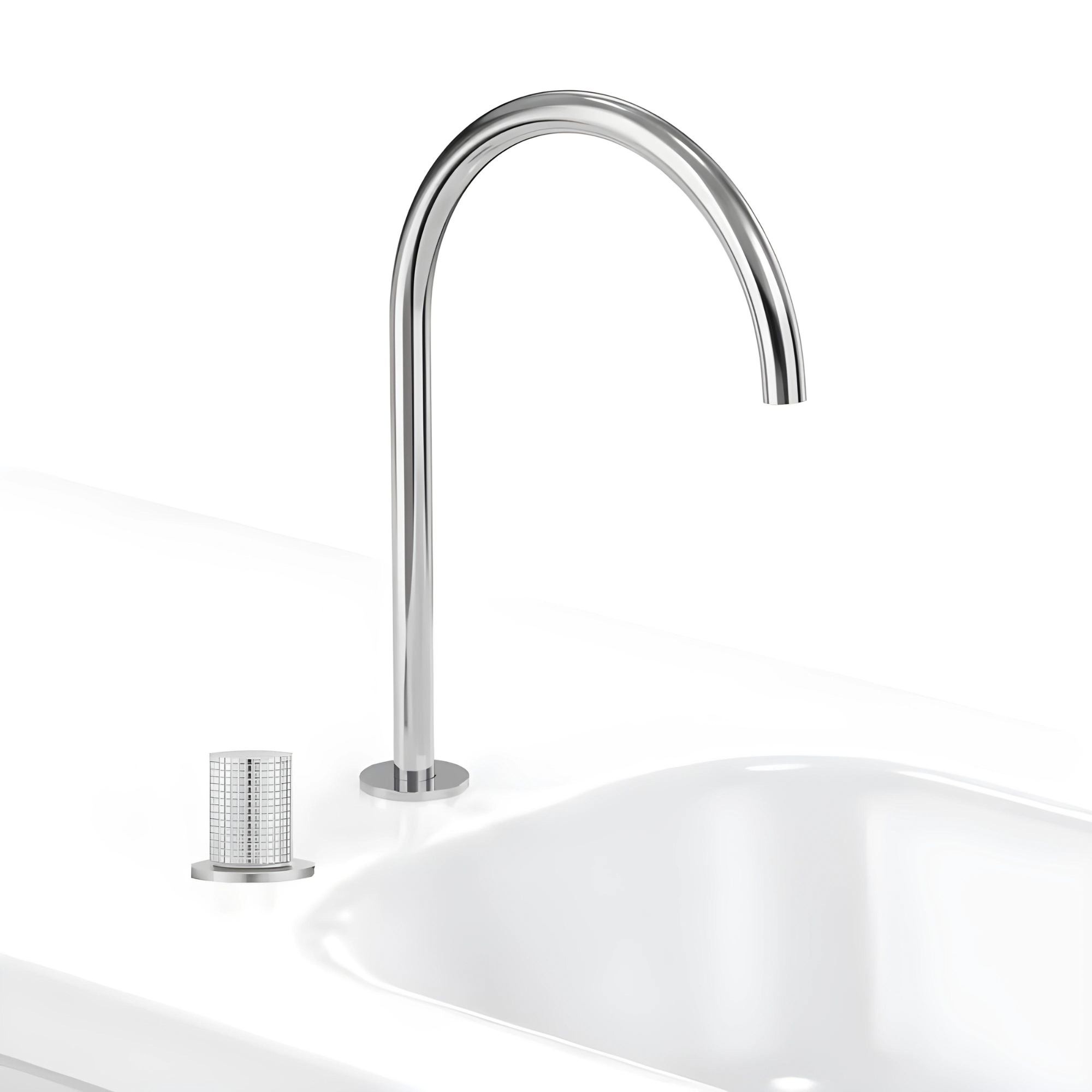 SENS / Brass Knurled Mixer Tap Faucet - Handle Shop Couture