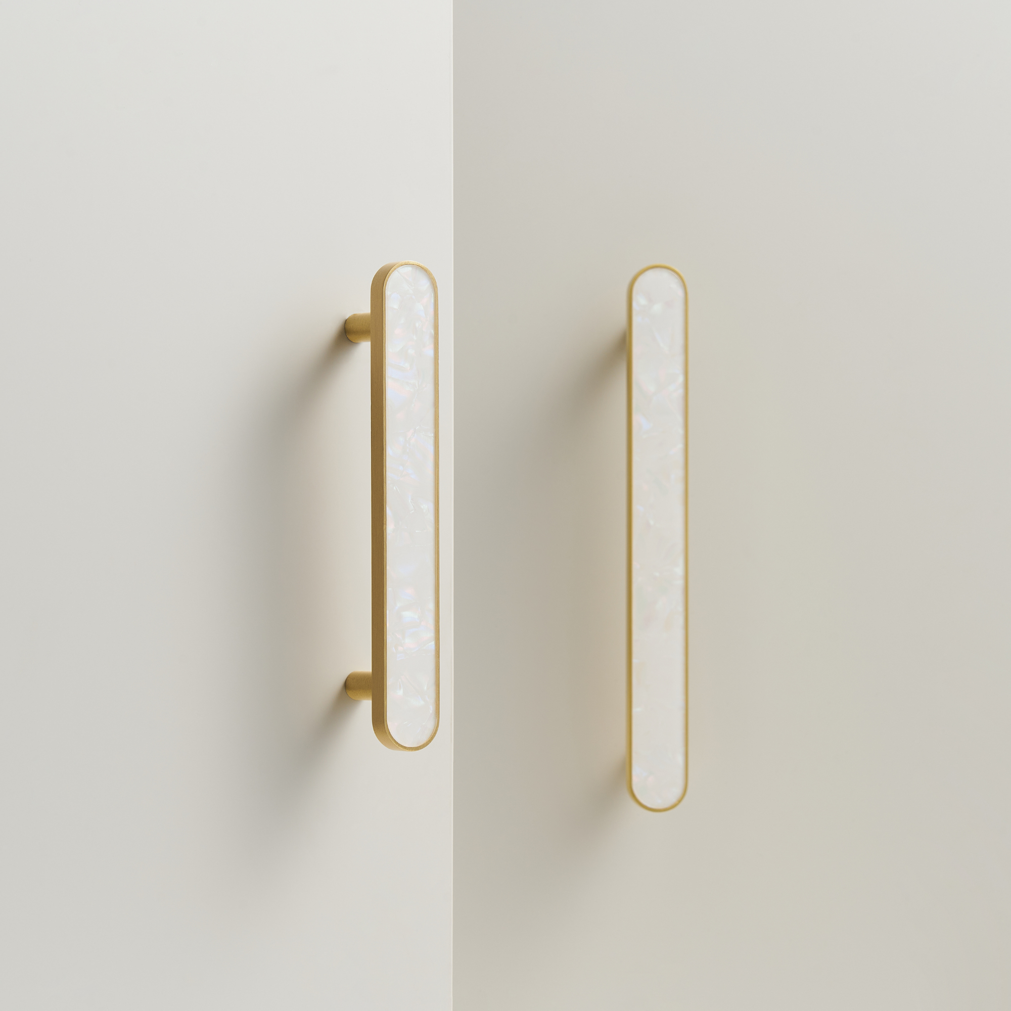 SOLID BRASS HANDLES / LINEAR KNURL - Handle Shop Couture