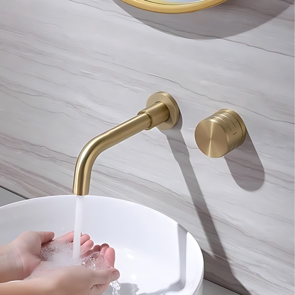 LUMINASTREAM Wall-Mounted Bathroom Faucet - Handle Shop Couture