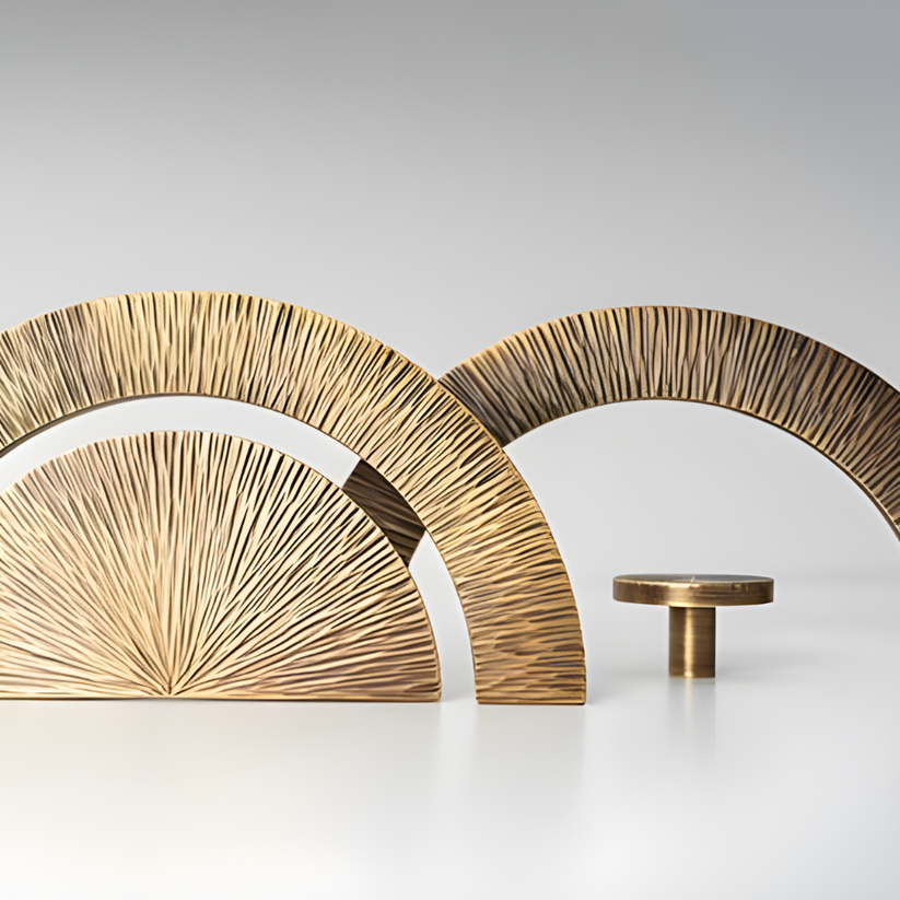 ARTEM / Solid Brass Semi Circle Handles | Handle Shop Couture - Handle ...