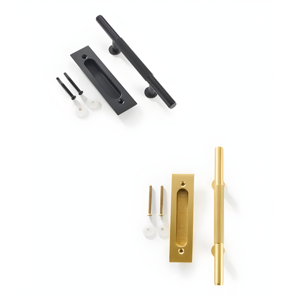 MARBELLA / Solid Brass Barn Door Pull Handles | Handle Shop Couture ...