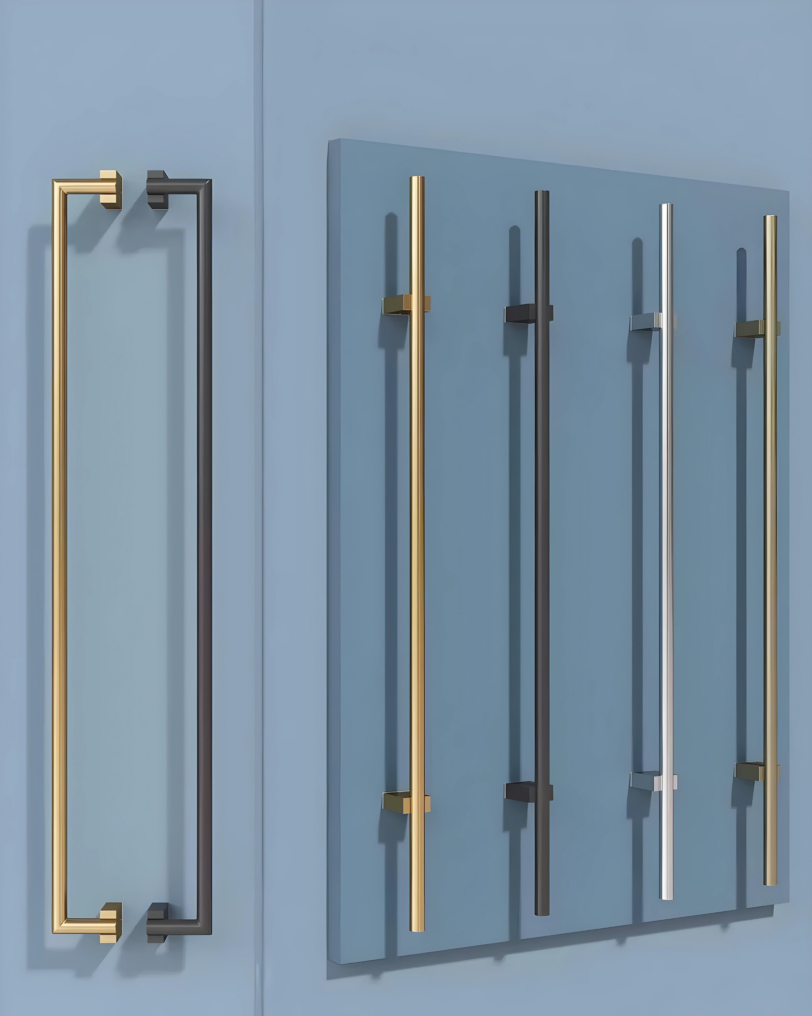 KARL / Long Entrance Door Handles Push Pull | Handle Shop Couture ...