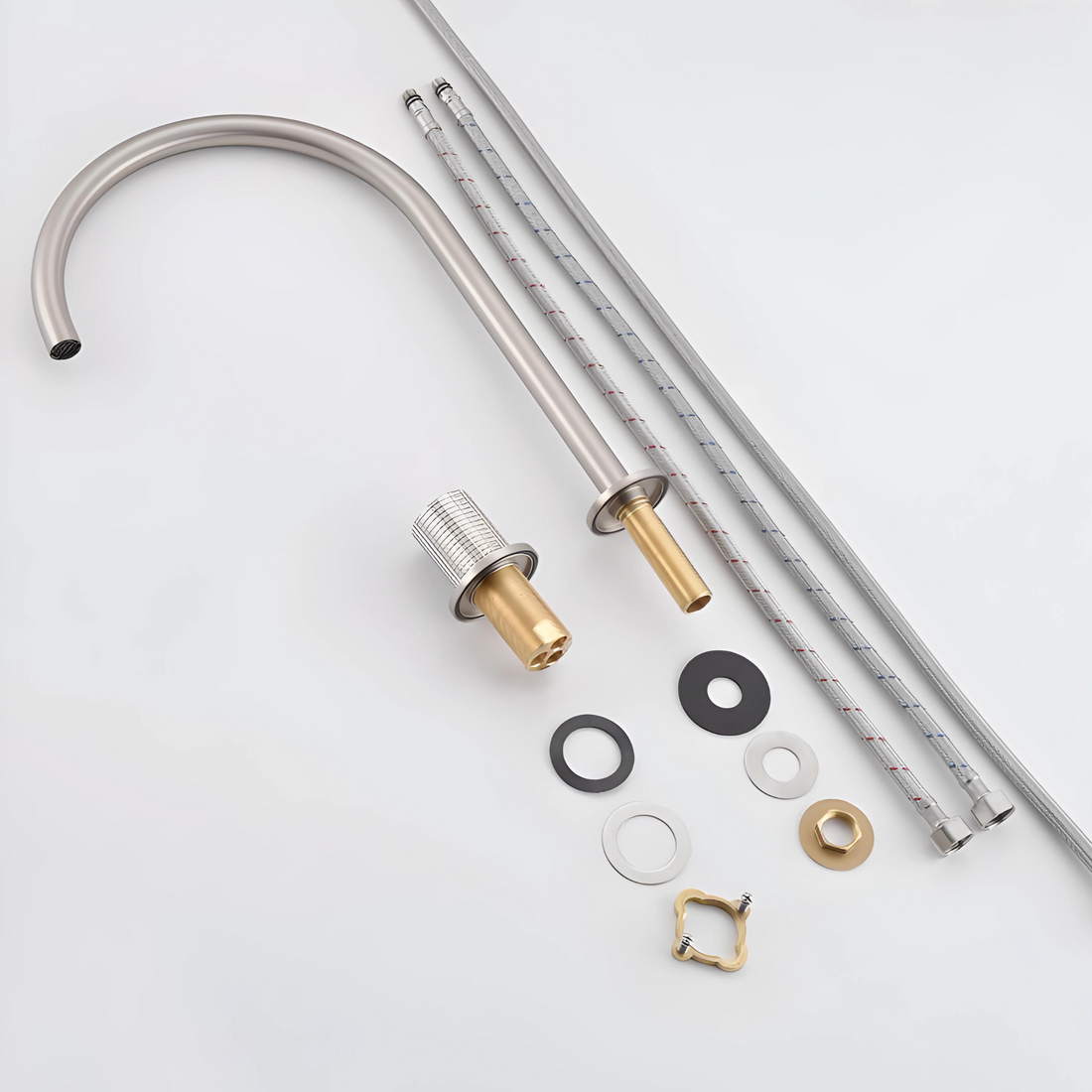 SENS / Brass Knurled Mixer Tap Faucet - Handle Shop Couture