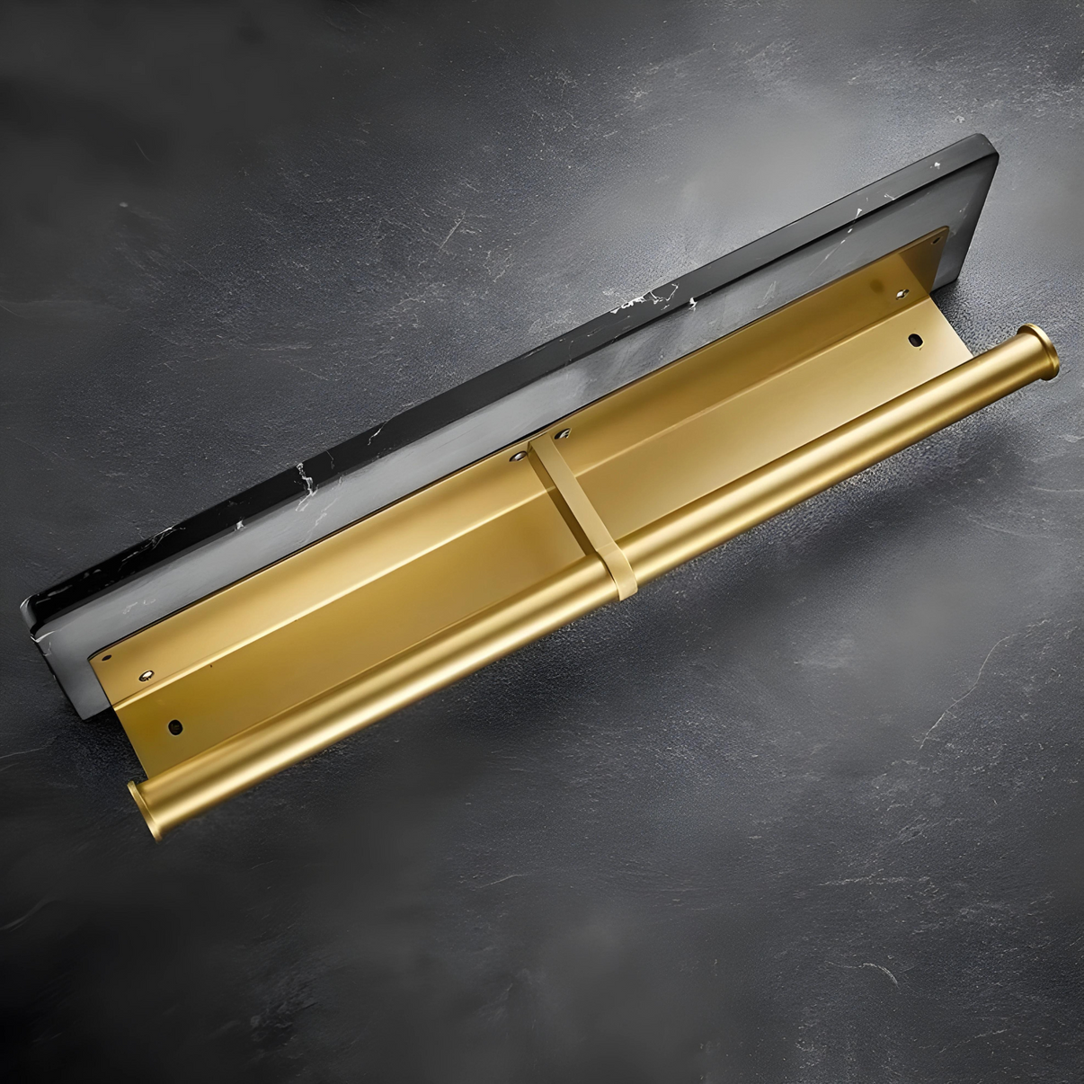 KILIAN / Marble & Brass Shelf - Handle Shop Couture