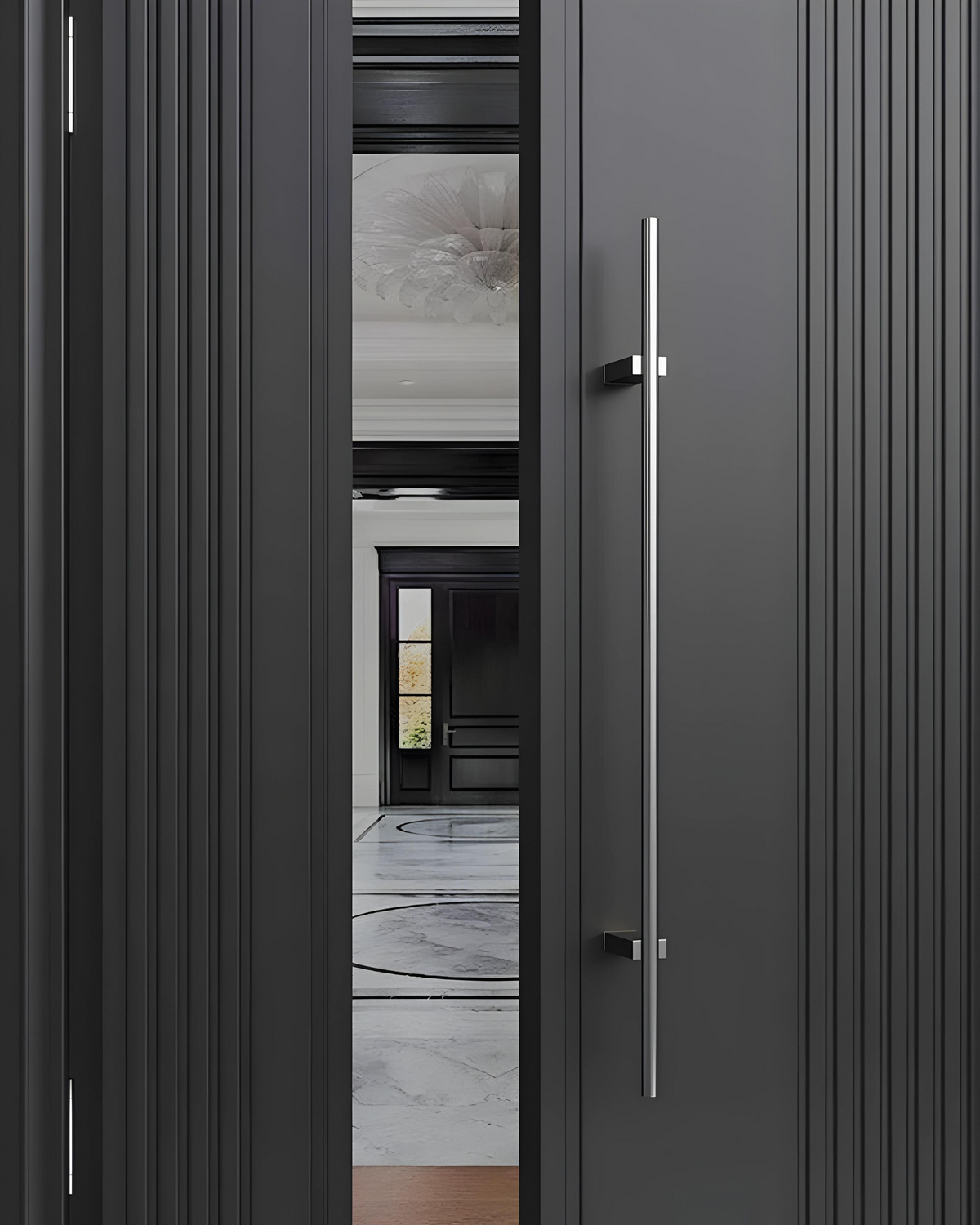 KARL / Long Entrance Door Handles Push Pull | Handle Shop Couture ...