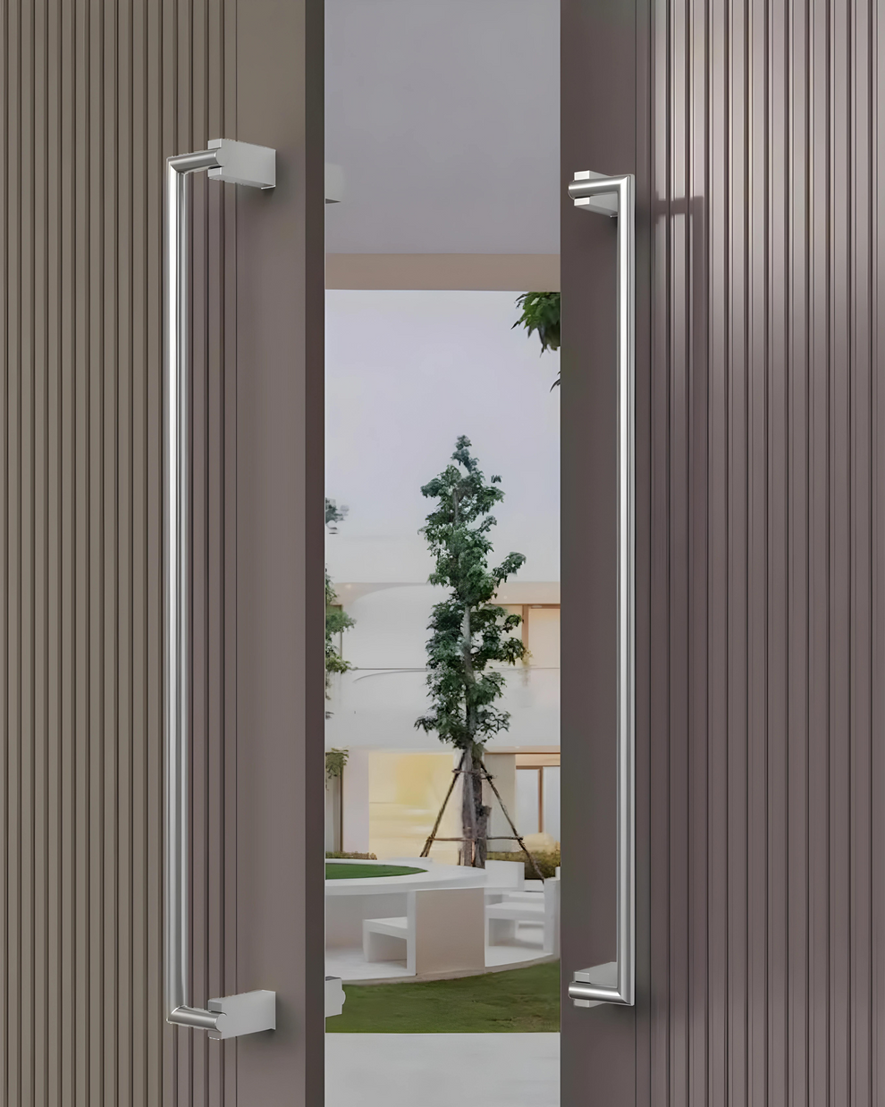 KARL / Long Entrance Door Handles Push Pull | Handle Shop Couture ...