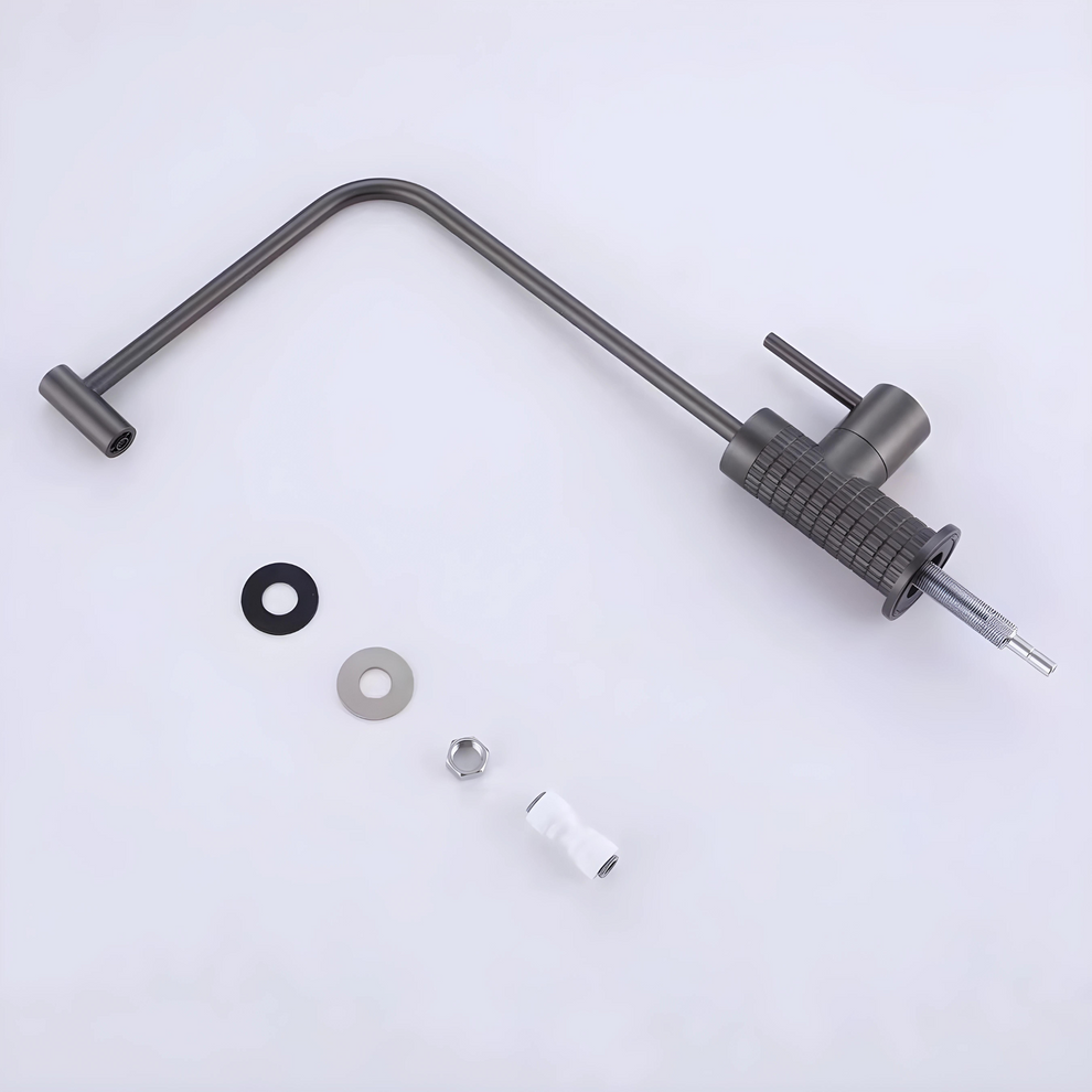 TANGE / Knurled Brass Water Filter Faucet - Handle Shop Couture