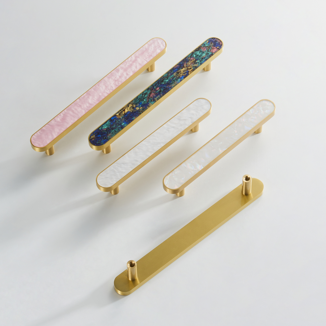 SOLID BRASS HANDLES / LINEAR KNURL - Handle Shop Couture