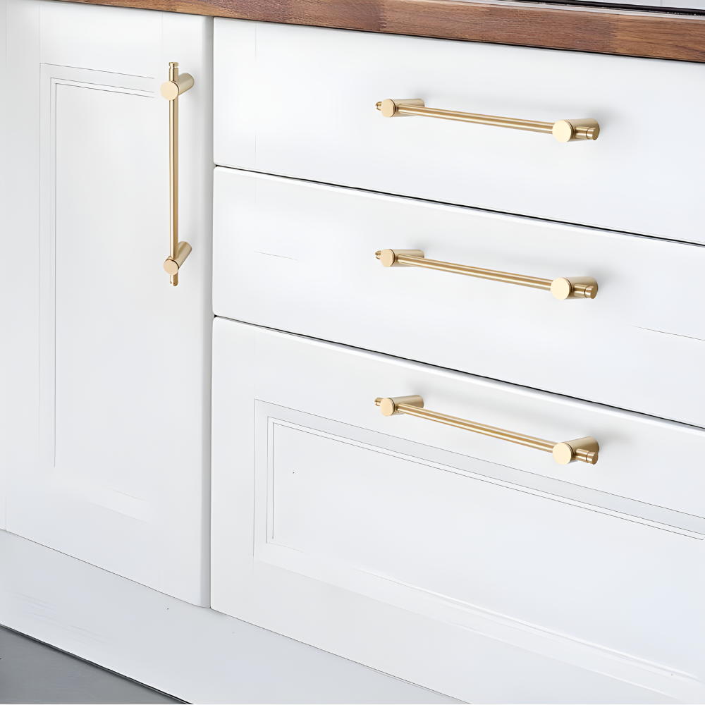 Solid Brass Adjustable Cabinet Appliance Handles | Handle Shop Couture