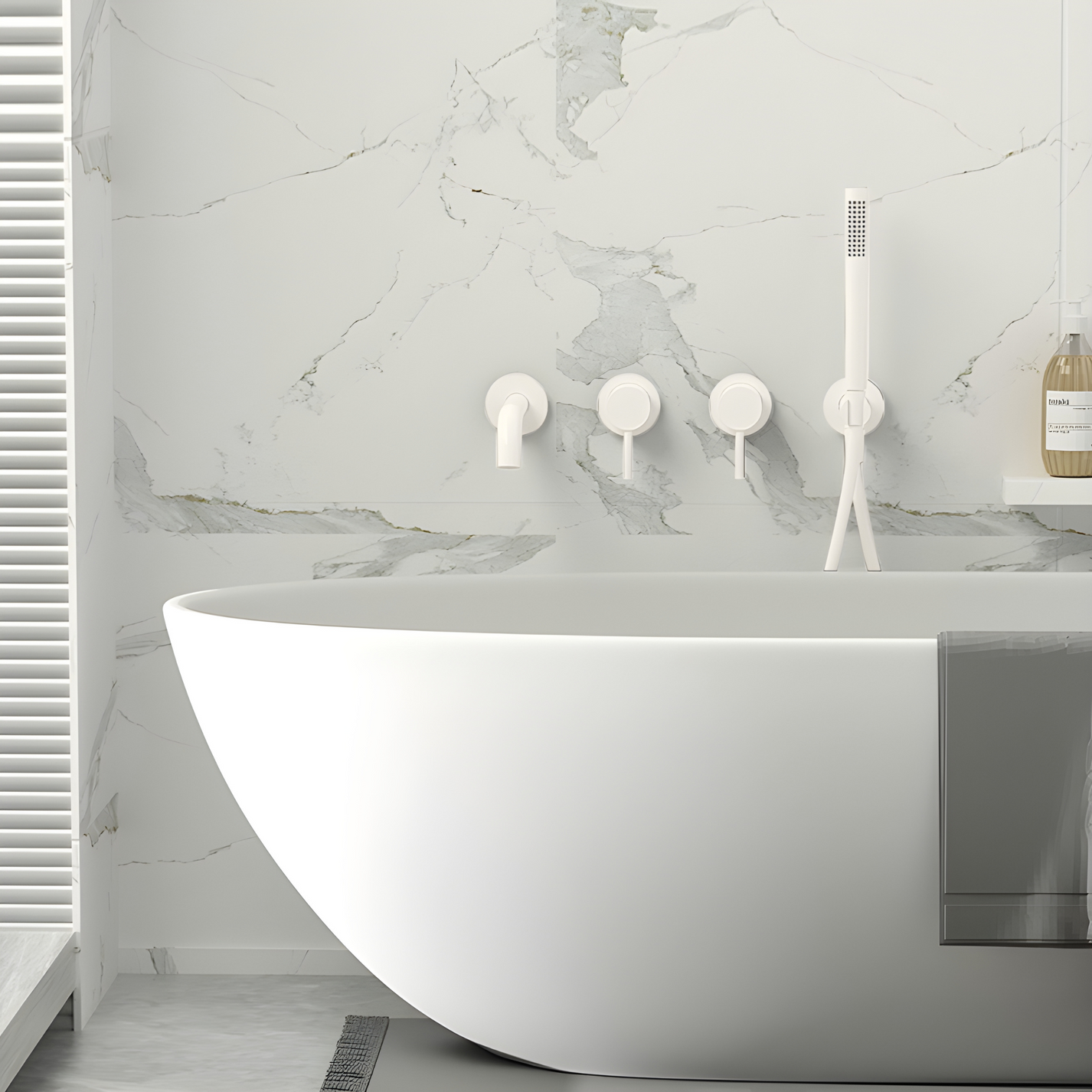 AQUAGRACE / Wall-Mounted Bathtub Embedded Faucet - Handle Shop Couture