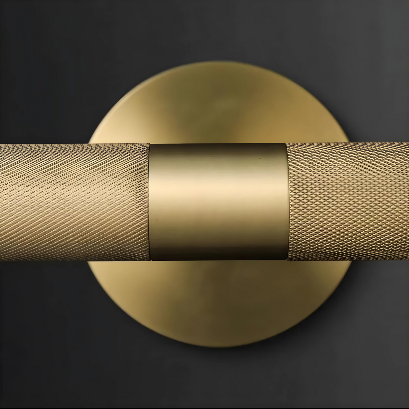 GILLY / Knurled Brass Wall Light - Handle Shop Couture