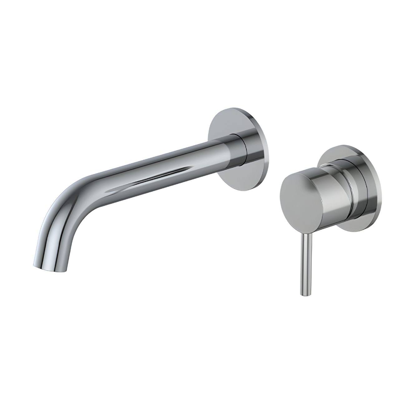AQUAGRACE / Wall-Mounted Brass Bathroom Faucet - Brushed Nickel ...