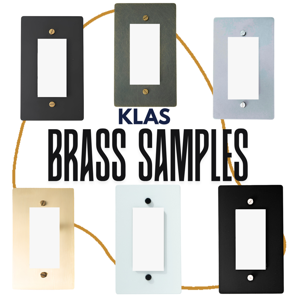 KLAS Brass Sample Disc - Handle Shop Couture