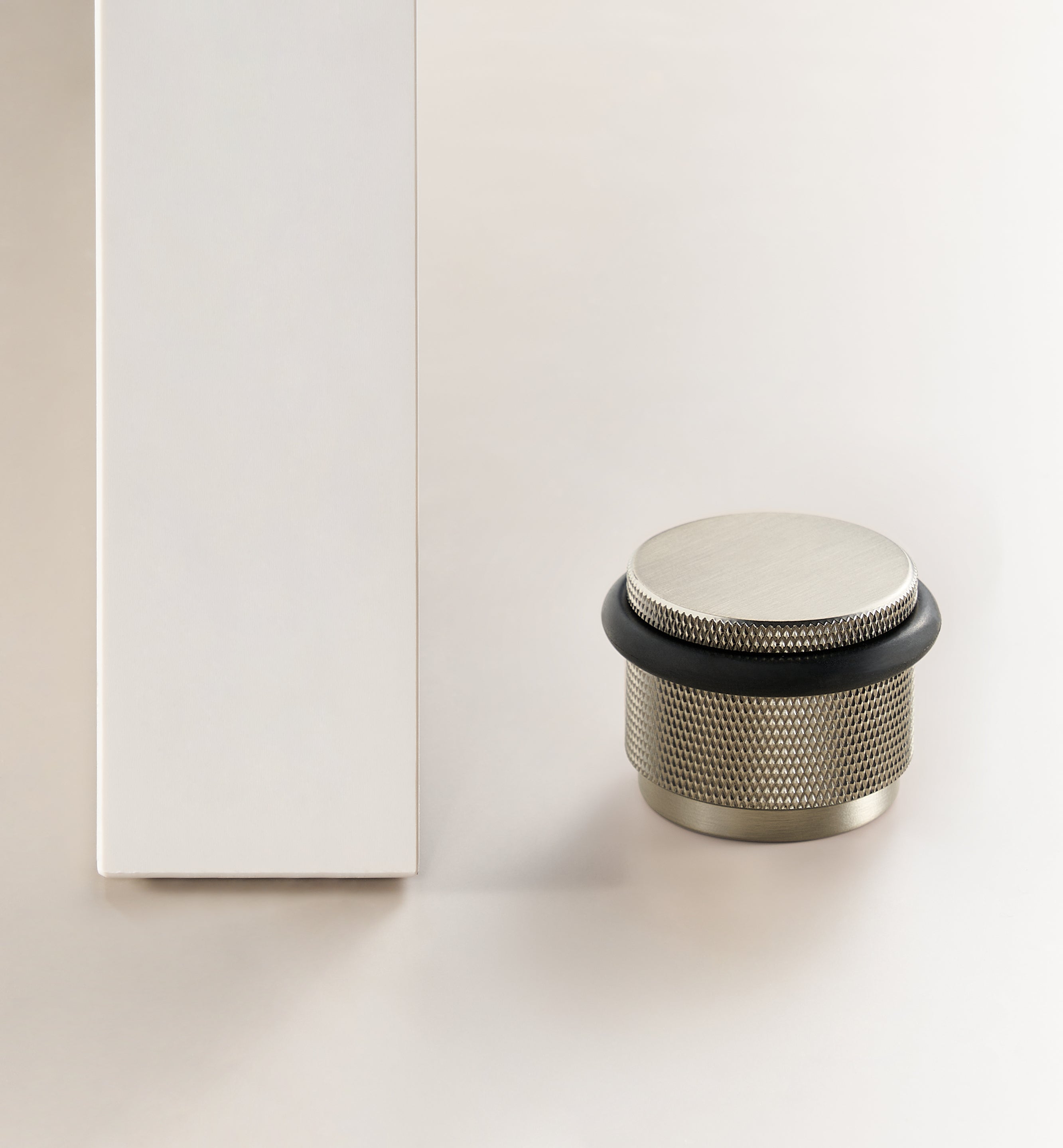 ABBEY / Knurled Brass Door Stop - Handle Shop Couture