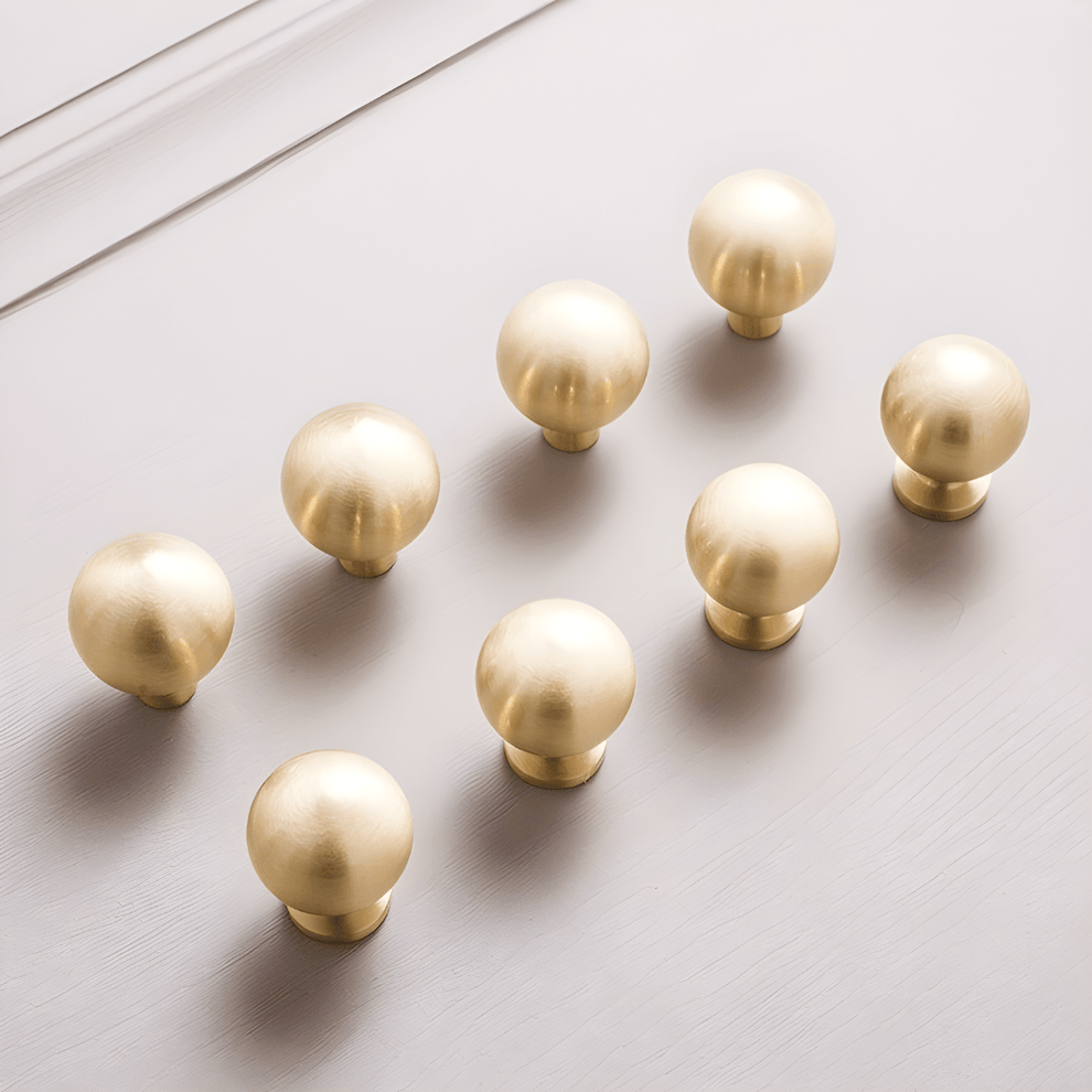 ALPERA / Solid Brass Knobs - Handle Shop Couture