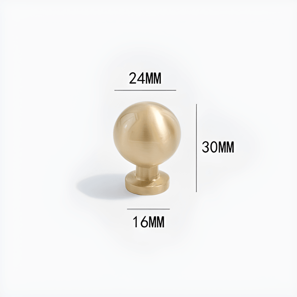 ALPERA / Solid Brass Knobs - Handle Shop Couture
