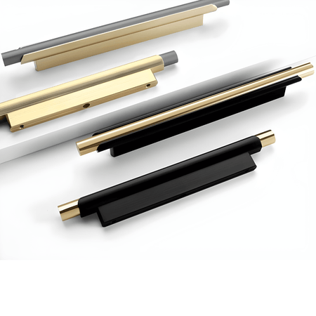 DEDRA / Long Two-Tone Pull Handles | Handle Shop Couture - Handle Shop ...