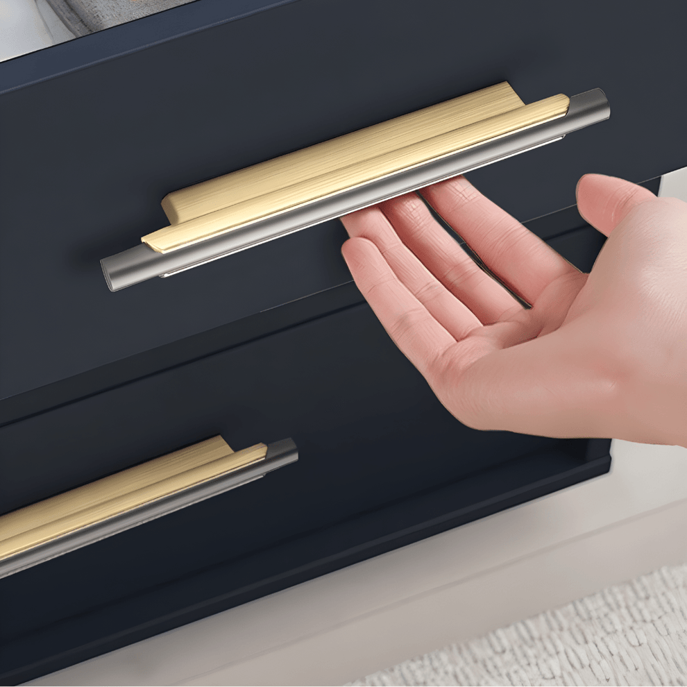 DEDRA / Long Two-Tone Pull Handles | Handle Shop Couture - Handle Shop ...