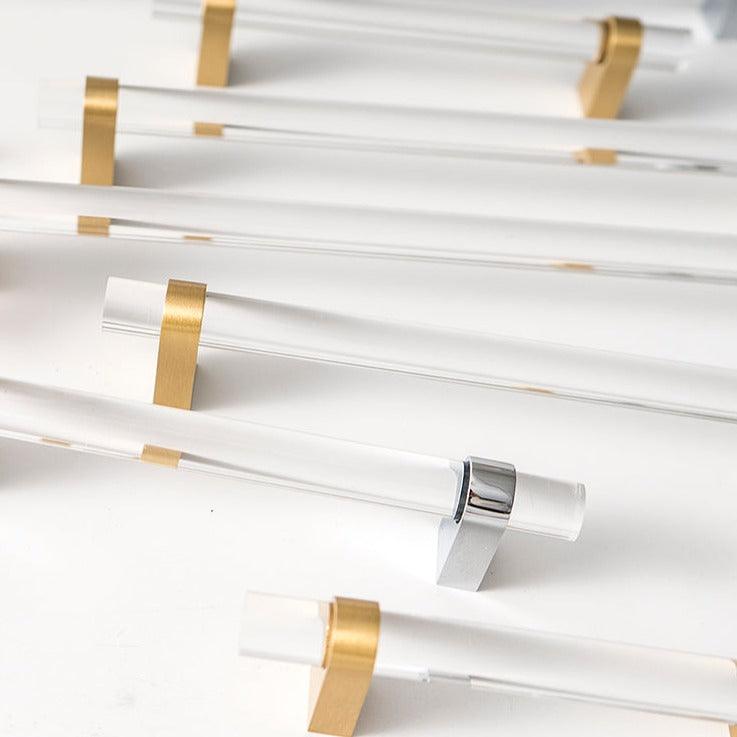 ELM / Acrylic & Brass Handles | Handle Shop Couture - Handle Shop Couture