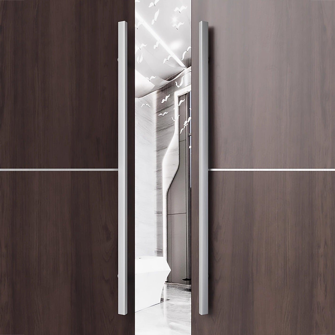 LOUSA / Long Entrance Door Handles Push Pull | Handle Shop Couture ...