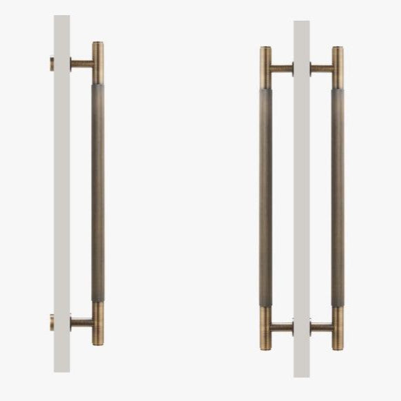 Double-Sided Door & Appliance Brass Handles | Handle Shop Couture ...