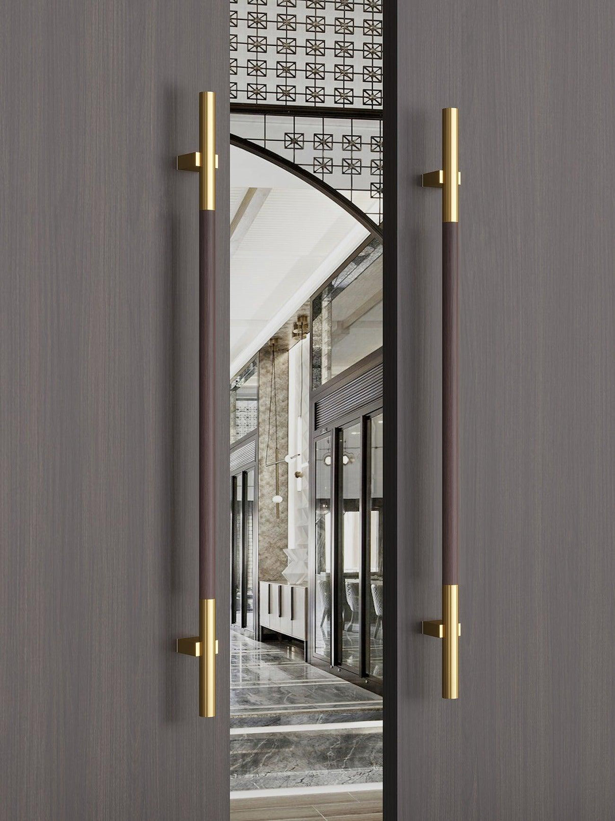 MYSTIK / LONG ENTRANCE DOOR HANDLES PUSH PULL | Handle Shop Couture ...