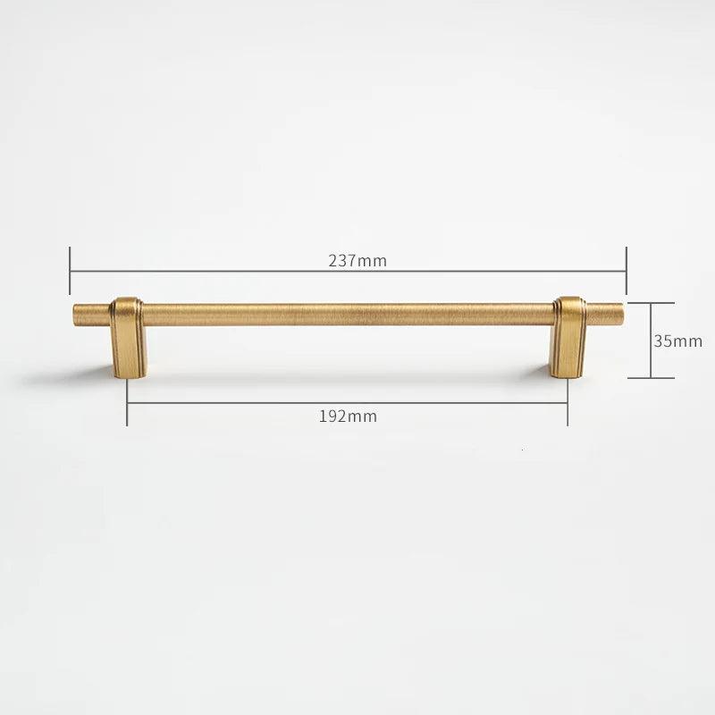 ORMAN / Solid Brass Handles | Handle Shop Couture - Satin Gold / 237mm ...