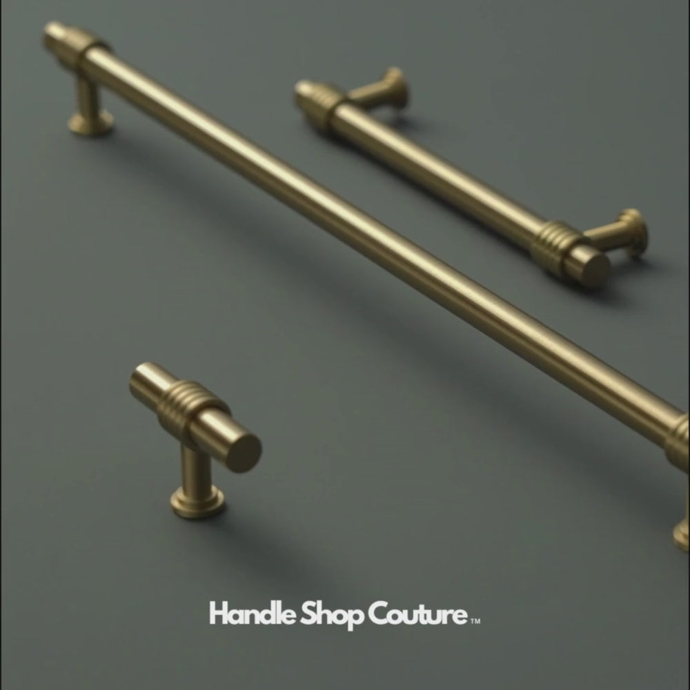 DRIFT / Solid Brass Handle - Handle Shop Couture