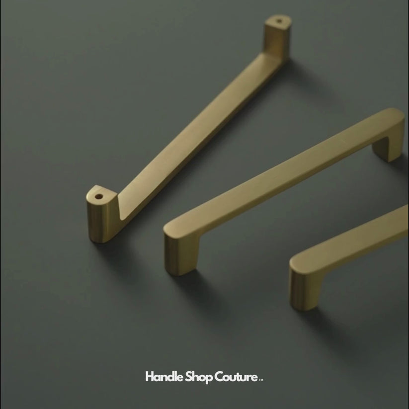 DENIZ / Solid Brass Handles - Handle Shop Couture