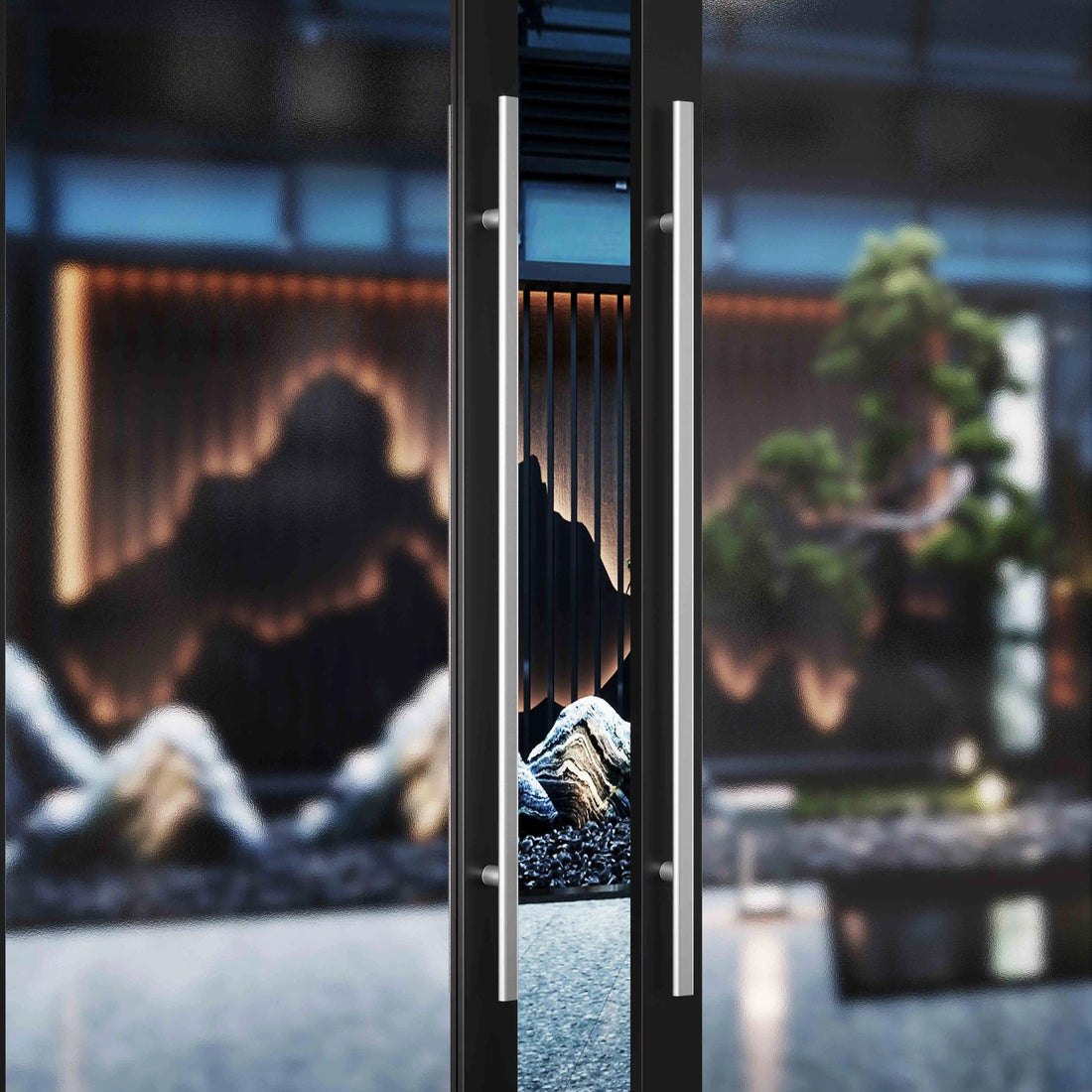 SAHARA / Long Entrance Door Handles Push Pull | Handle Shop Couture ...