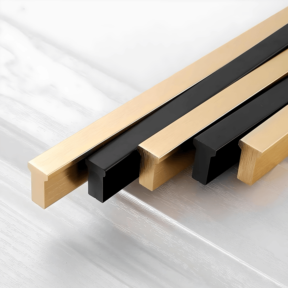 T-Shape Long Cabinet Pull Handles | Handle Shop Couture - Black / 80mm ...