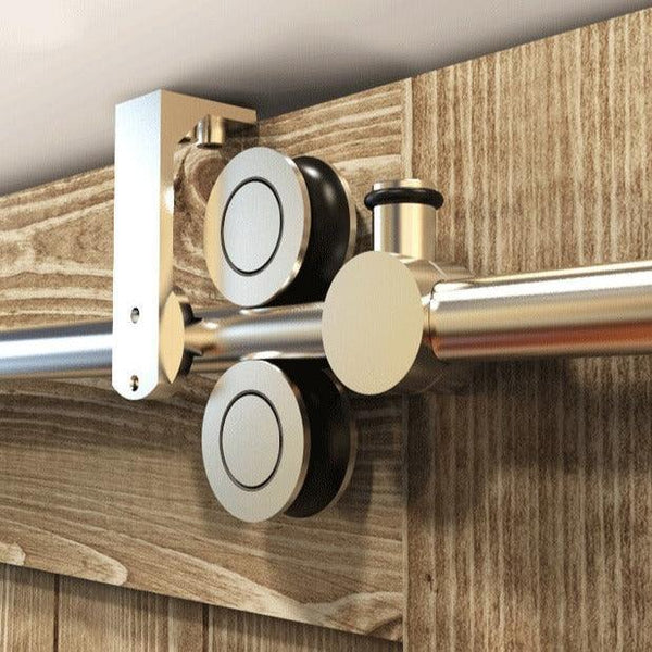 Sliding Barn Door Hardware Kit Mechanism | Handle Shop Couture - Handle ...