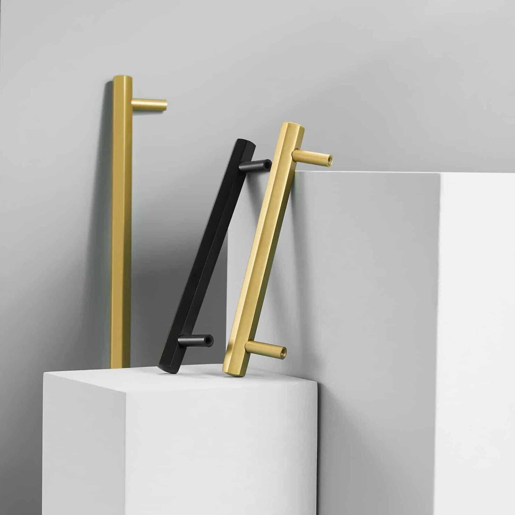 BEZEL / Solid Brass Handles | Handle Shop Couture - Handle Shop Couture