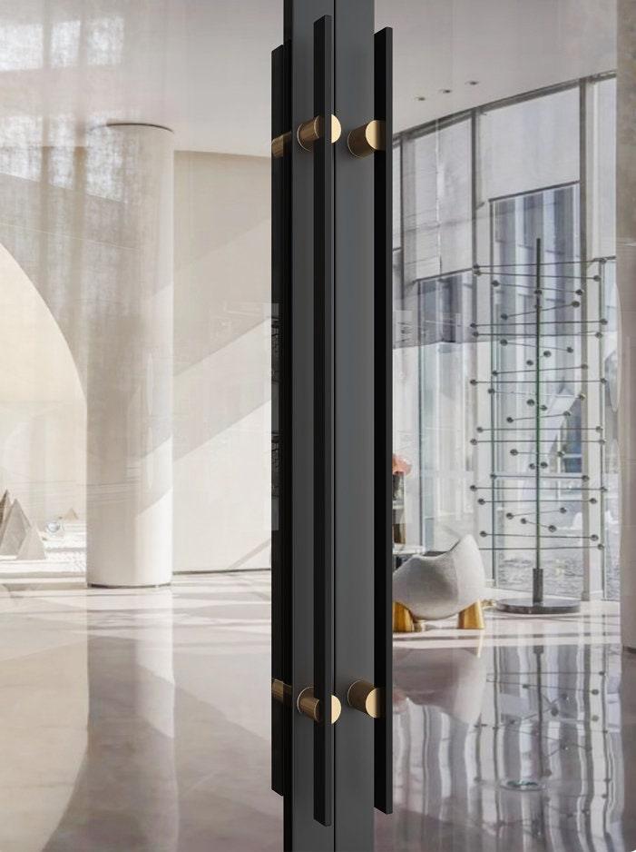 FANARI / Long Entrance Door Handles Push Pull | Handle Shop Couture ...
