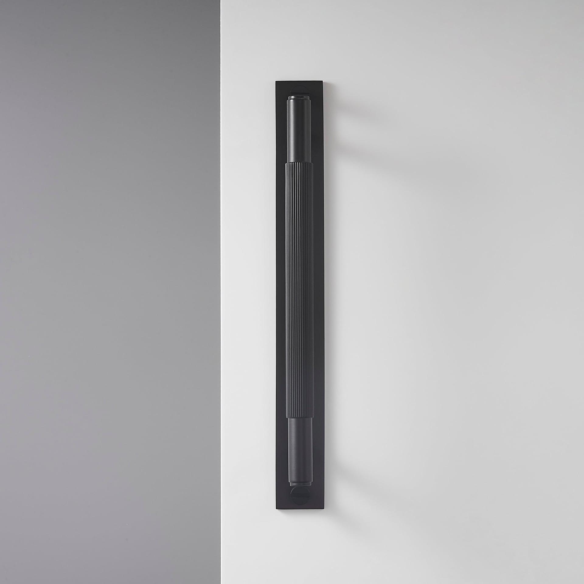 MARBELLA / Solid Brass Handle with Backplate - Handle Shop Couture