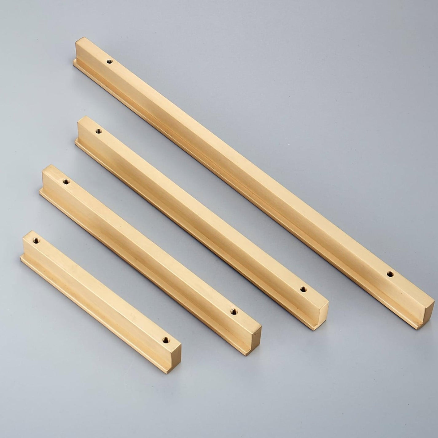 MARCUS / BRASS HANDLES / L-SHAPE - Handle Shop Couture
