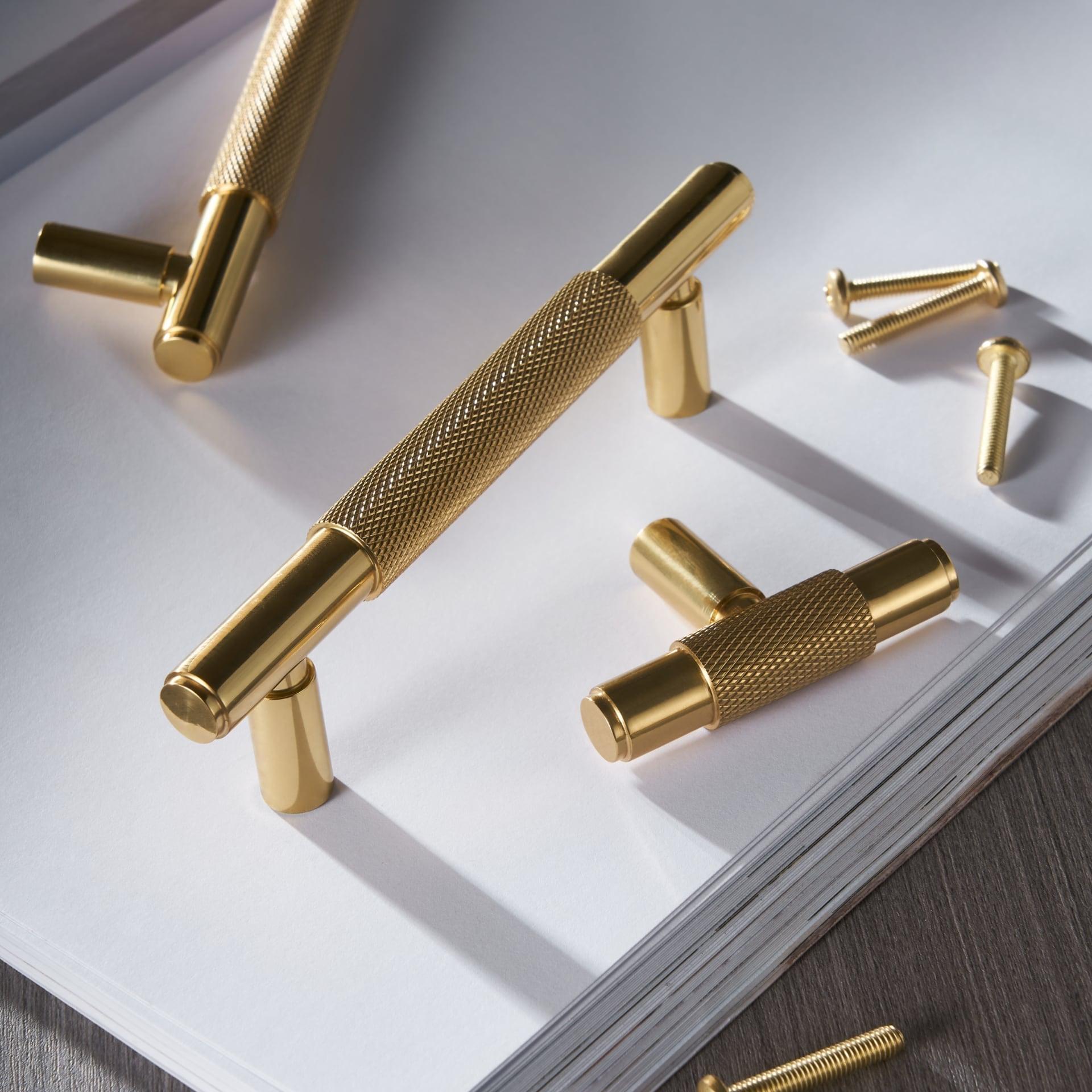 FLORA/ Solid Brass Handles - Handle Shop Couture