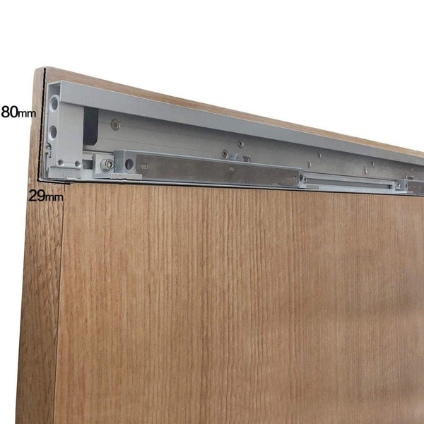 Soft-Closing Concealed / Sliding Barn Door Hardware Kit Mechanism ...